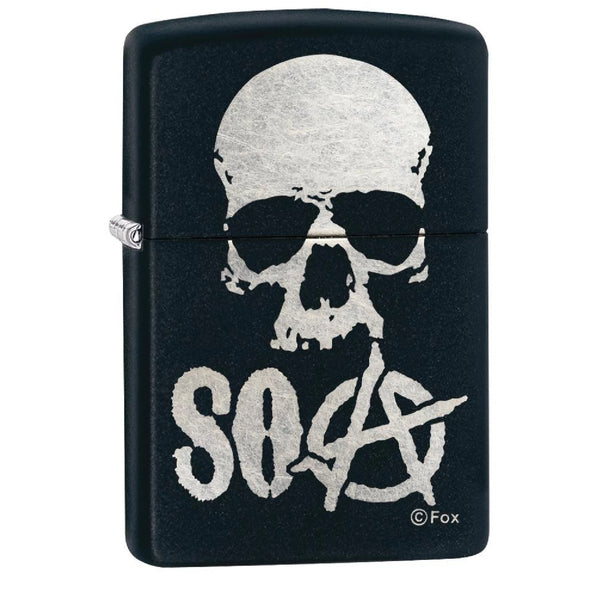Zippo Matte Black Sons of Anarchy Lighter – The Infidel Co