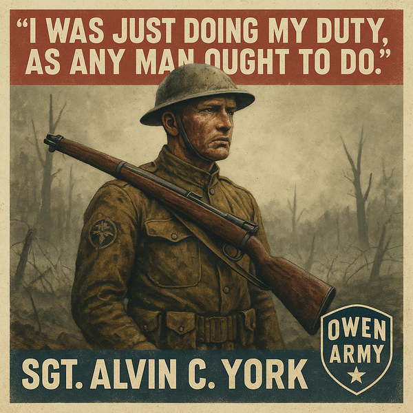 Sgt. Alvin C. York's Faith and Courage at Argonne Forest – The Infidel Co